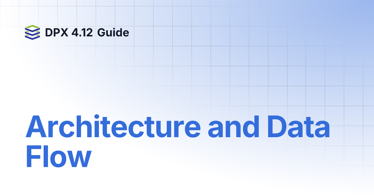 Architecture and Data Flow | DPX 4.12 Guide